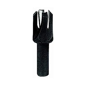 Fisch Tapered Plug Cutter (1/4") - Plug Cutter Drill Bit with Four Flute Design Ensures a Tight Plug - For Use with Both Soft and Hard Woods - Crafted from Tool Steel - FSE-095828 - Made in Austria