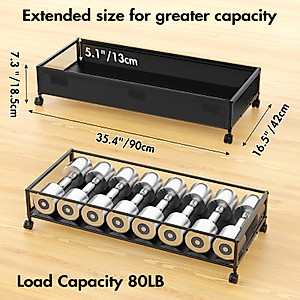 MixcMax Under Bed Storage Bins With Lids - 2Pack Lengthen Underbed Storage Containers with Wheels, Large Capacity Metal Clothes Organizer for Bedroom, Storage Box for Clothing Shoes Blanke Sheet