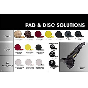 Meguiar's DFP6 6" DA Foam Polishing Disc - Dual Action Polishing Pad Enhances High Gloss