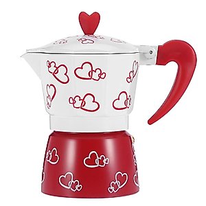 Moka Pot,Aluminum Durable Moka Pot Removable Kitchen Coffee Maker for Home Coffee Bar(L)