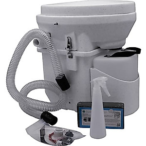 Nature's Head Self Contained Composting Toilet with Close Quarters Spider Handle Design