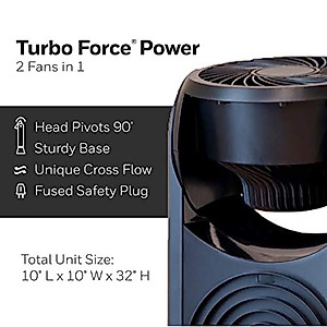 Honeywell TurboForce Tower Fan, Black