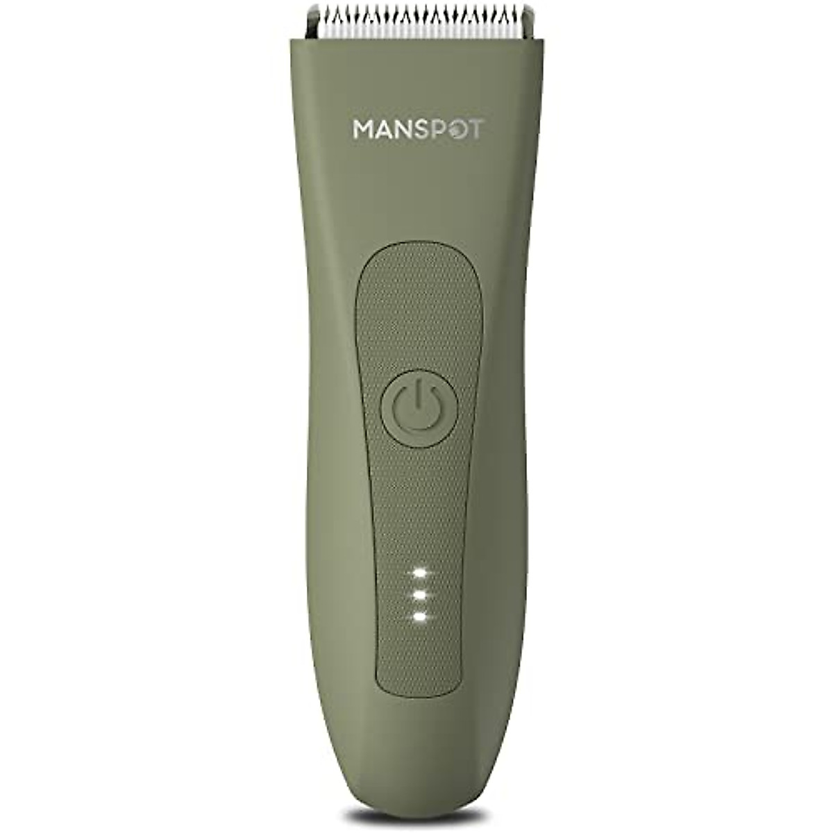 MANSPOT Ball Trimmer/Shaver, Electric Trimmer for Men, Replaceable Ceramic Blade Heads, Waterproof Wet/Dry Groin & Body Trimmer for Men, 90 Minutes Shaving After Fully Charged