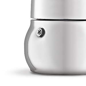 Bialetti Kitty Stove top Coffee Maker, 4-Cup (6 oz), Stainless Steel