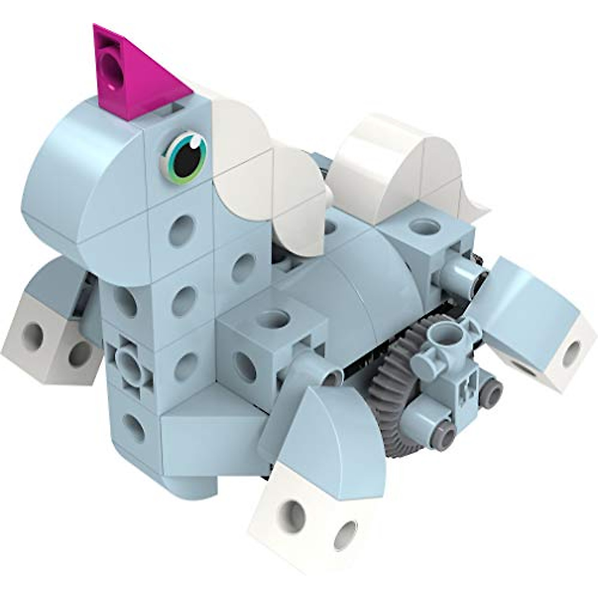 Thames & Kosmos Kids First: Robot Safari - Introduction to Motorized Machines Science Experiment Kit for Ages 5 to 7, Build 8 Robotic Animals Including A Unicorn, Llama, Narwhal & More