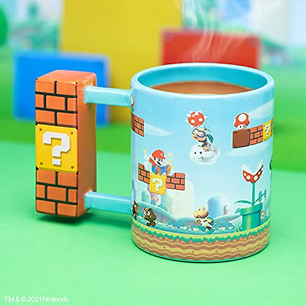 Paladone Super Mario Level Mug, Officially Licensed Nintendo Merchandise