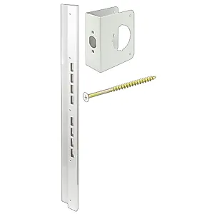 Prime-Line U 10895 Mega-Jamb Reinforcing Kit for 2-3/4 In. Backset, For 1-3/4 In. Doors (1 Kit)