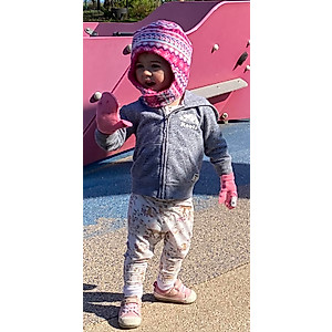 N'Ice Caps Kids Magic Stretch Gloves Mitten 3 Pairs Toddler Boys Girls Winter (2-4 Years, Trucks - Navy/Charcoal/Black Mittens)