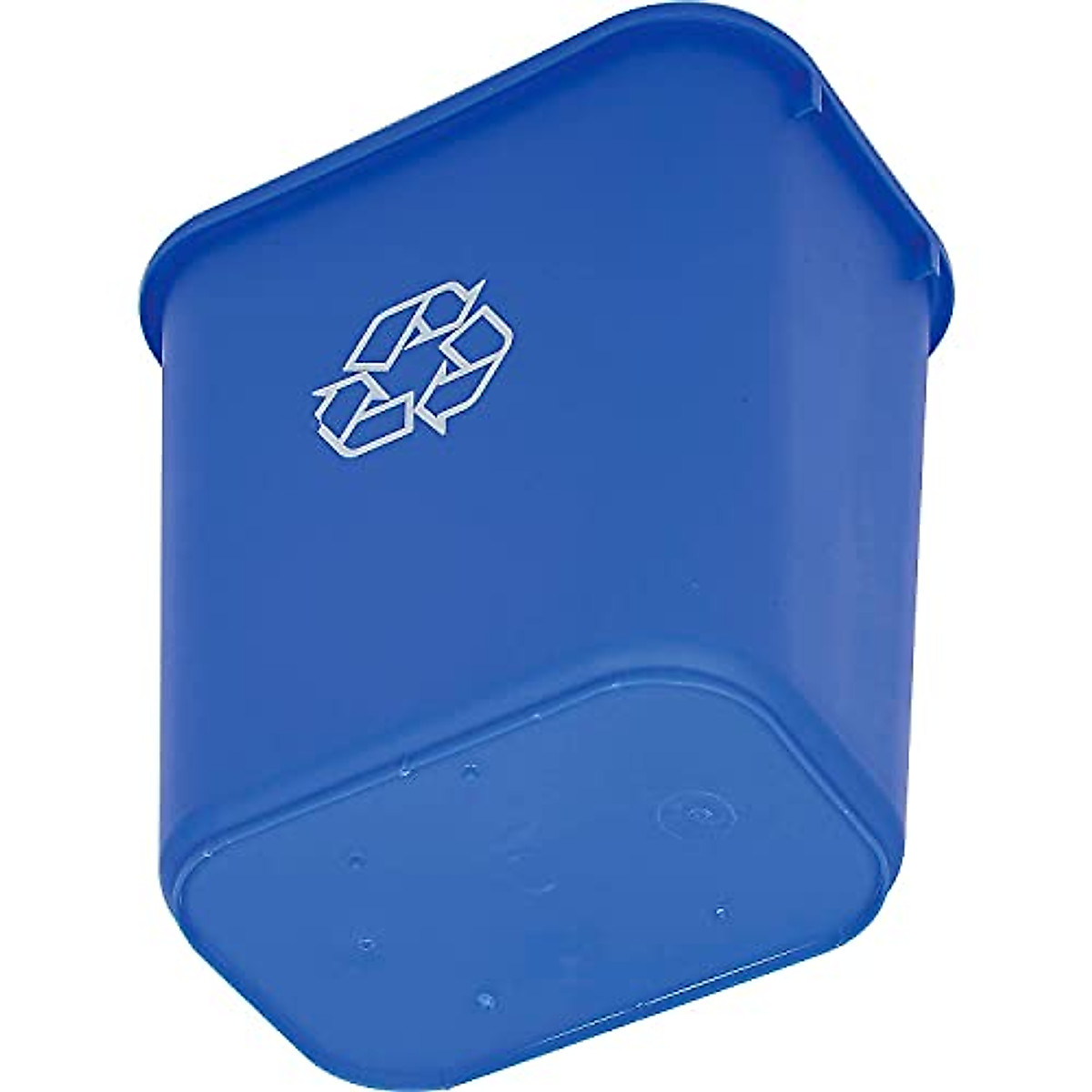 Global Industrial Plastic Recycling Wastebasket, 28-1/8 Qt., Blue
