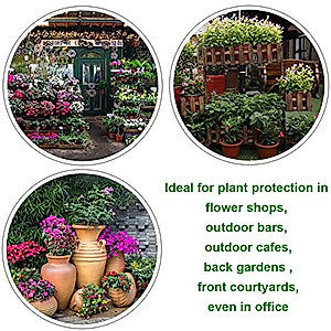 Blue_Stone Plant Covers Frost Protection Bag Winter Reusable Plants Jacket with 3 Style 3 Pack 23" x 31" 2 Pack 39" x 39" 1 Pack 70" x 63"