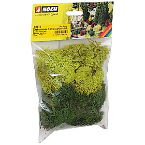 Noch 8610 Lichen Assorted Grn 1oz G,0,H0,TT,N,Z Scale