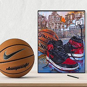 bcf Sneaker Posters Hypebeast Room Decor Shoes Prints Sneakerhead Posters Aesthetic Cool Posters for Teens Boys Guys Men Room Dorm Bedroom Wall Art Decor,Set of 4 Unframed(8''x10''inches).