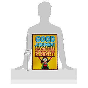 CTP Superhero Character Education, Inspirational Posters, Six Pieces (Creative Teaching Press 5649-CK)