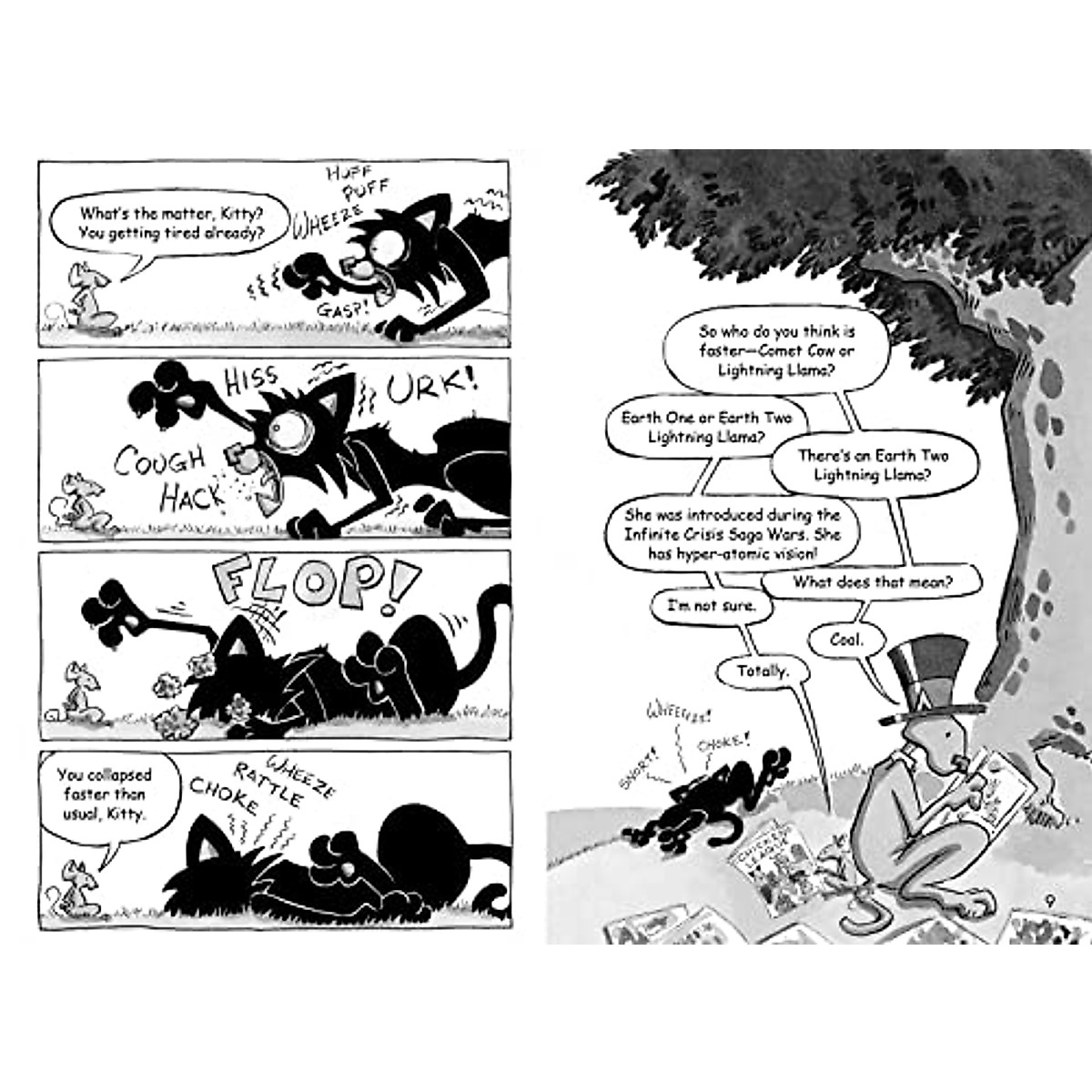 Bad Kitty Joins the Team (paperback black-and-white edition)