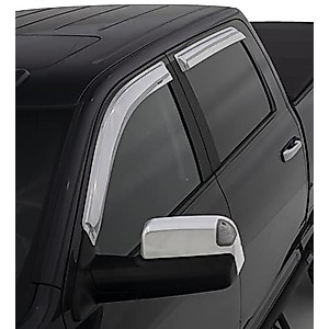 Stampede | Tape-Onz Sidewind Deflectors | 2010 - 2017 GMC Terrain - Polished/Chrome, 4 Pcs. | 6089-8