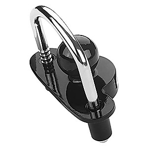 LCGP Black Trailer Hitch Coupler Lock with 2 Keys, Universal Coupler Lock, Adjustable Storage Security, Heavy-Duty Steel.