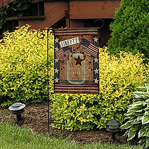 Liberty Primitive Patriotic Garden Flag Declaration of Independence 4th of July