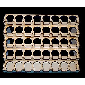 GameCraft Miniatures Paint Rack - 34mm for for GW/Citadel Paint Pots