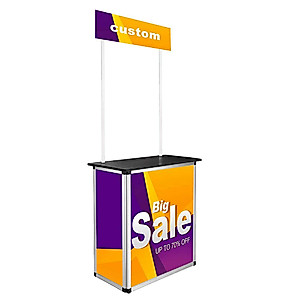 Chi Mercantile Portable Promotional Demo Counter Trade Show Display Booth