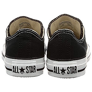 Converse Unisex Chuck Taylor All Star Low Top Black/White Sneakers - US Men 6 / US Women 8
