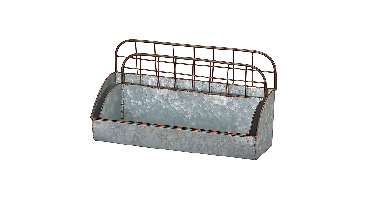 Rustic Metal Wall Caddy Holders | Barnyard Designs