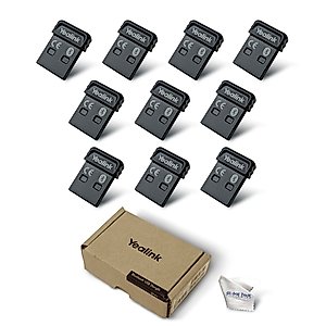 Yealink BT41 Bluetooth Adapter for Headphones/Headsets - USB Dongle Accessory (10pk) for Yealink IP Phones T27G, T29G, T41S, T42S, T42U, T43U, T46G, T46S, T46U, T48S, T48G, T48U, T53, GTW Microfiber