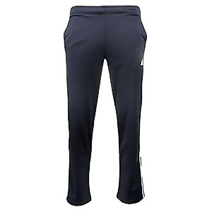 adidas Men's Essentials Warm-up Open Hem 3-stripes Tracksuit Bottoms, Legend Ink/White, 3X-Large Big Tall