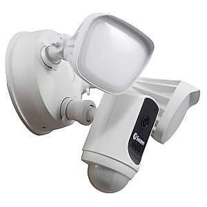 Swann Wi-Fi 1080p Waterproof Motion Activated FloodLight Camera with Night Vision, Heat Sensing, 2-Way Talk, Dimmable 2400 Lumens, Wide 125 Degree Viewing, Free Cloud & Local Recording