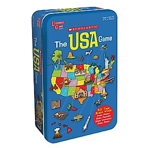 The Scholastic USA Game Tin,72 months to 1188 months
