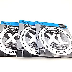 D'Addario D'Addario EXL148 Electric Guitar Strings - Extra Heavy - 3 Pack