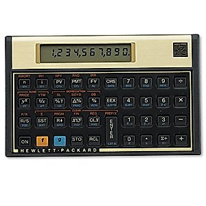 HP 12C Financial Calculator, 120 Functions, 5 x 3-1/8, 10-Digit LCD