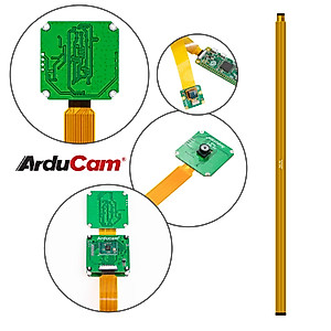 Arducam for Raspberry Pi Zero Camera Cable Set, 2 Pack 11.8" (30cm) Ribbon Flex Extension Cables for Pi Zero&W