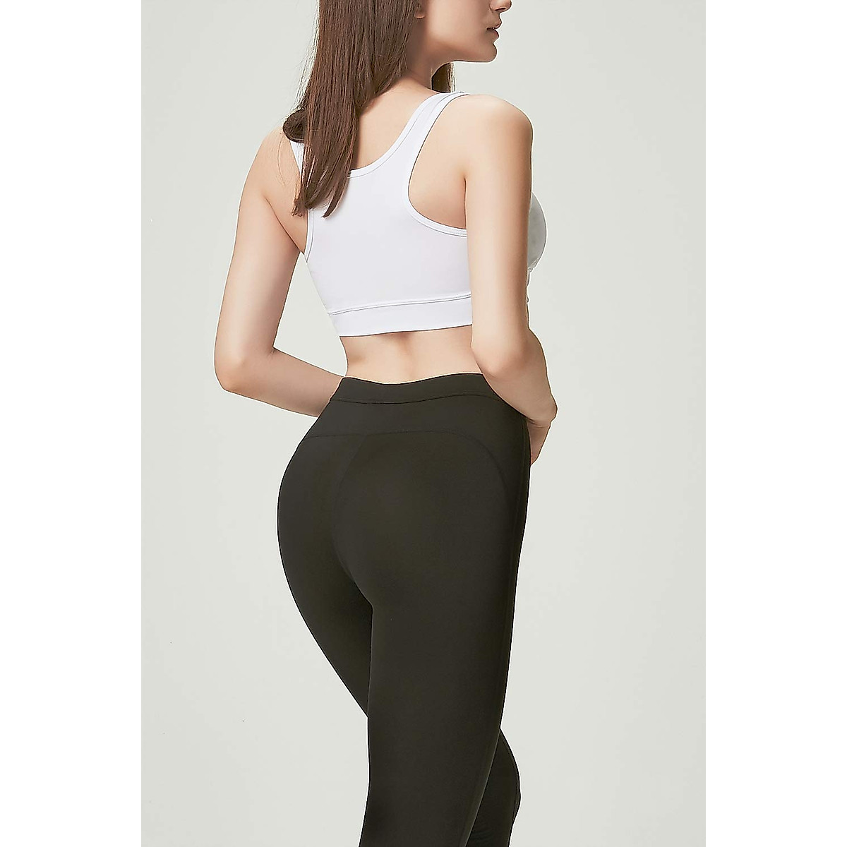 DEVOPS Women's 2 Pack Thermal Long Johns Underwear Leggings Pants (Large, Black/Black)