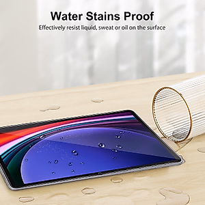 SPARIN 2 Pack Screen Protector for Samsung Galaxy Tab S9 FE 5G (10.9 inch) & Galaxy Tab S9/ S8/ S7 (11 inch), Tempered Glass Compatible with S Pen, Anti-Scratches