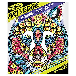 Crayola Jungle Animal Coloring Book, Teen and Adult Coloring, 32 Pages