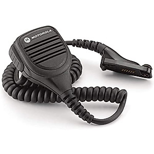 Motorola Original PMMN4025 PMMN4025A PMMN4025AL IMPRES Remote Speaker Microphone w/ 3.5mm Audio Jack for MotoTurbo XPR6300, XPR6350, XPR6380, XPR6500, XPR6550, XPR6580