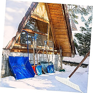 SUPVOX Hand Truck Snow Scraper Plastic Scraper Plastic Broom Telescopic Broom Snow Remover for Cars Windshield Snow Brush Snow Removal Snow Shovel Rake Sidewalk Snow Shovel