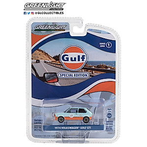 Greenlight 41135-D Gulf Oil Special Edition Series 1-1974 Veedub Golf GTI Widebody #78 1/64 Scale
