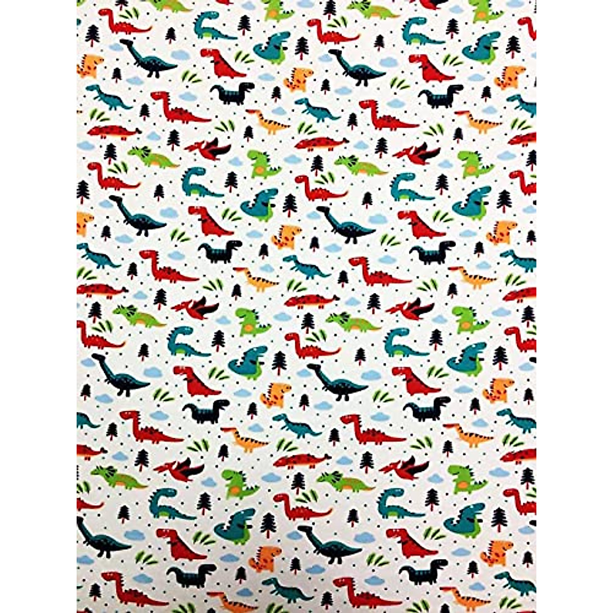 SheetWorld 100% Cotton Interlock Jersey Fitted Oval Crib Sheet, Fits Stokke Sleepi 26 x 47, Dinosaurs, Made in USA