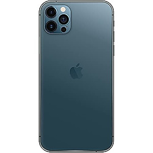 Apple iPhone 12 Pro Max, 128GB, Pacific Blue - Fully Unlocked (Renewed)