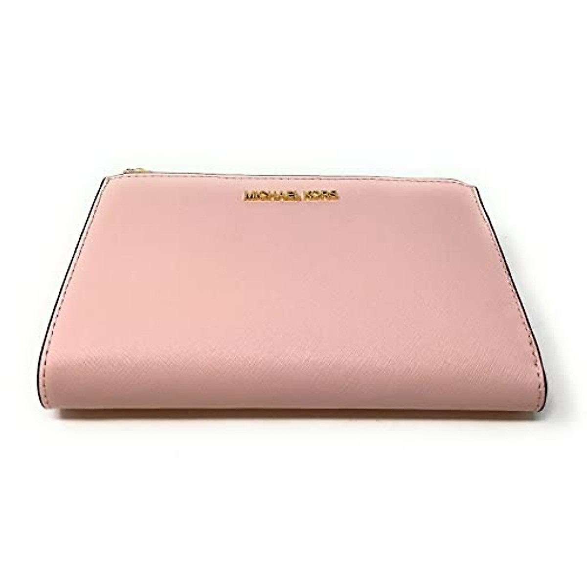 Michael Kors Women's Jet Set Travel Double Zip Wristlet (powder blush)