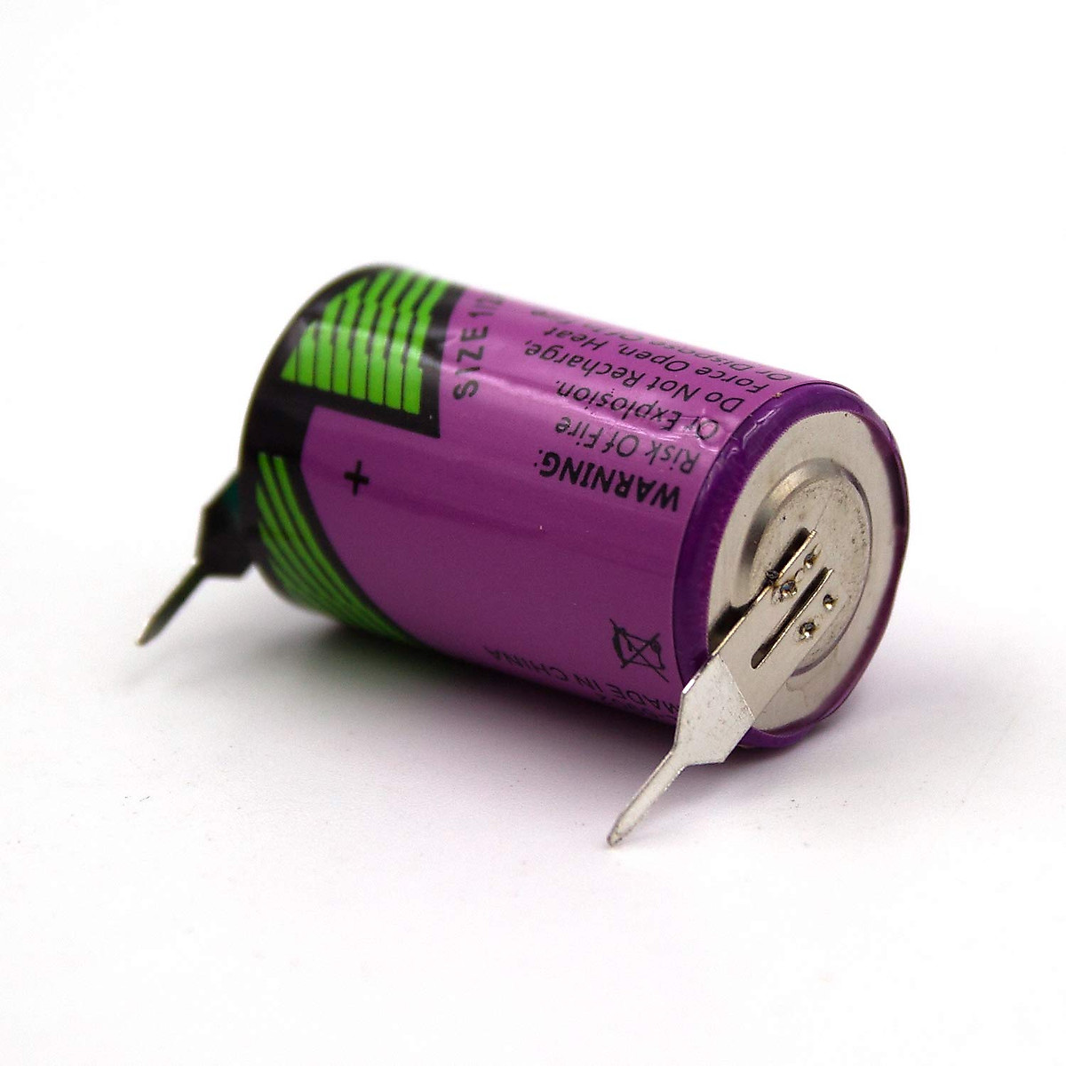 elxjar (2-Pack) TL-5902/T (T Terminal) 3.6V 1/2AA Battery Replacement for Tadiran TL-5902/T T Termina Lithium Thionyl Chloride Battery