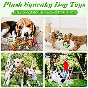 Dog Toys/Squeaky Dog Toys/Large Dog Toys/Plush Dog Toys/Big Dog Toys/Stuffed Dog Toys/Dog Toys for Large Dogs/Durable Dog Toys/Puppy Chew Toys/Dog Chew Toys for Small, Medium, Large Dogs (Brown)