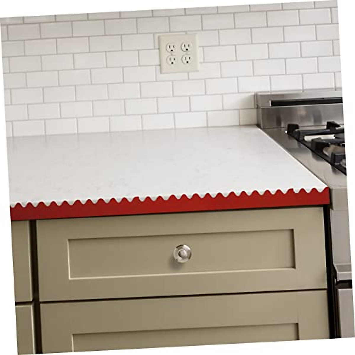 Ciieeo 2pcs Border Decorative Paper Bulletin Board Border White Bulletin Board Paper Border Trim Background Black and Self Adhesive Cork Board White Outfit Desk Paper Cut Paper jam Office