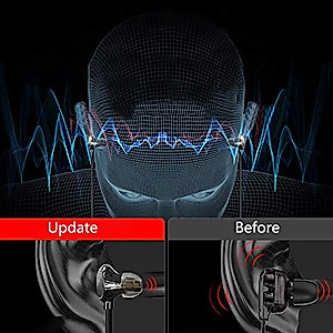 ESSONIO Earbuds Wired in-Ear Monitor Gaming Earbuds with Noise Cancelling Headphones with Microphone and Waterproof Sweat Resistant for Women Men Compatible with Android ISO (Type c)