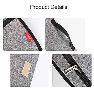 NIUXUAN 3 in 1 Waterproof Portable Changing Pad Diaper Travel Multifunction Baby Diaper Cover Mat Changing Pads Liners Folding Diaper Bags（Red）