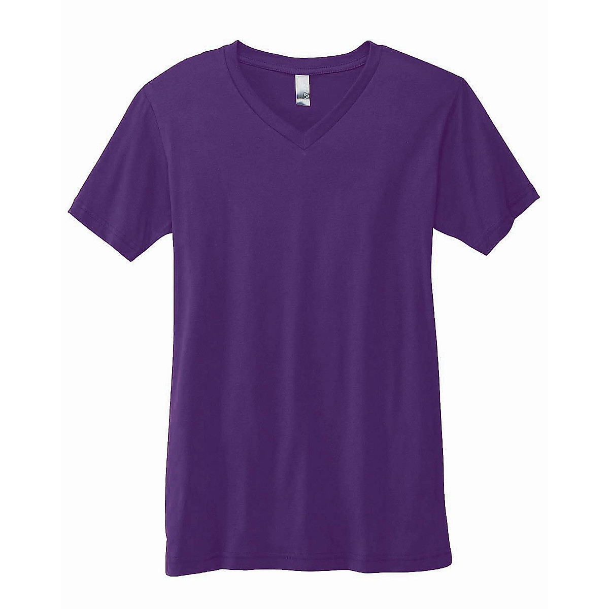 Bella + Canvas Unisex Jersey Short-Sleeve V-Neck T-Shirt L TEAM PURPLE