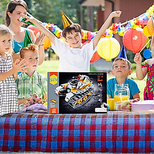 28°C 5-in-1 STEM Building Set Toys for Kids Remote & App Controlled Construction Robot/Car/Tank/Bulldozer/Tracked Racer Coding Kit for Boys Girls Age 6 7 8-12+ Year Old (552 Pcs)