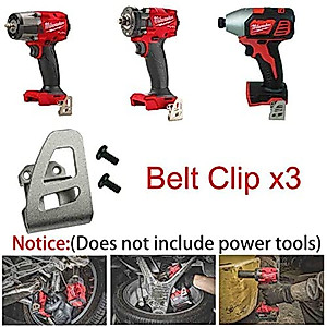 (2 PACK) 42-70-2653 M18 Fuel Belt Clip/Hook for Milwaukee 2604-20, 2604-22, 2604-22CT, 2797-22 Hammer Drill Impact Wrench Driver