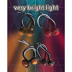 Turn Signal Rocker Switch UTV Turn Signal Kit with Turn Signal Rocker Switch Compatible with Golf Cart Can Am Cfmoto Pioneer Polaris Ranger RZR Street Legal Kit, Side by Side Turn Signal Light Kit